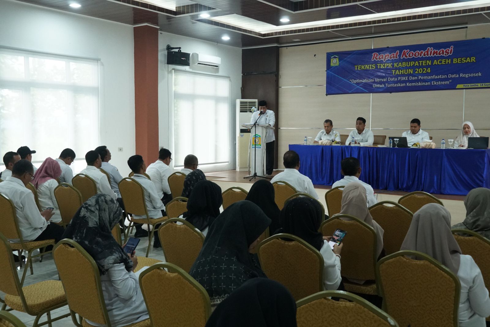 Turunkan Kemiskinan Ekstrem Nol Persen Pada 2024, Pemkab Aceh Besar Gelar Rakor Teknis