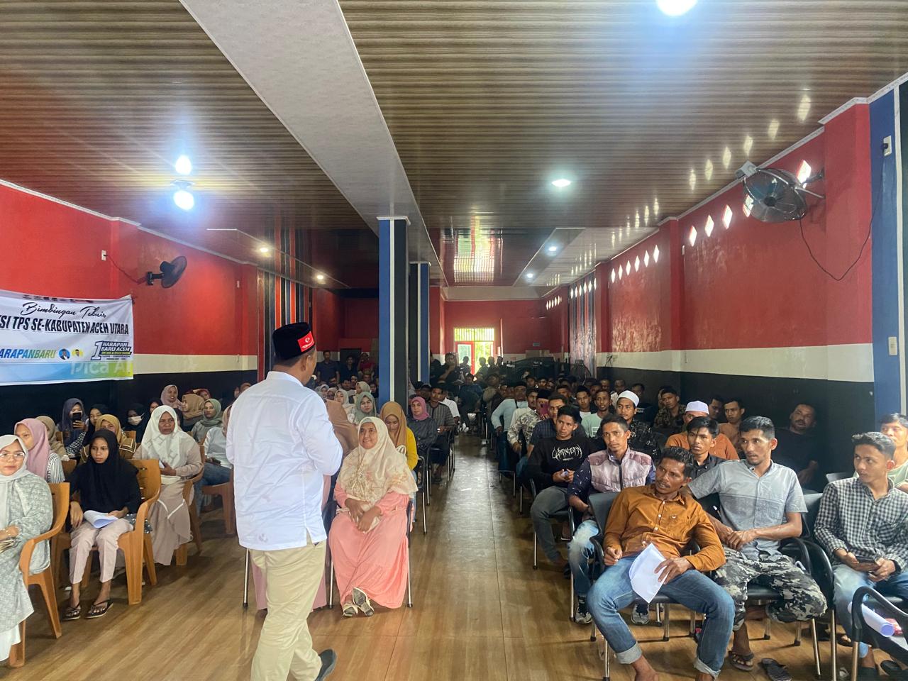 Syeh Fadhil Beri Motivasi Memantik Semangat Para Saksi di Lhoksukon