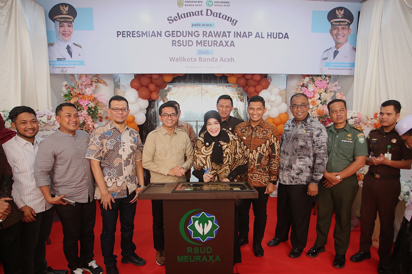 Illiza Resmikan Gedung Rawat Inap Al-Huda RSUD Meuraxa